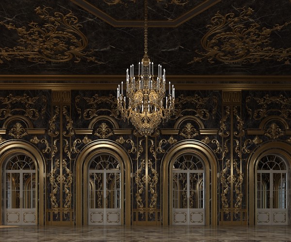 ArtStation - Classic Interior 313 | Resources