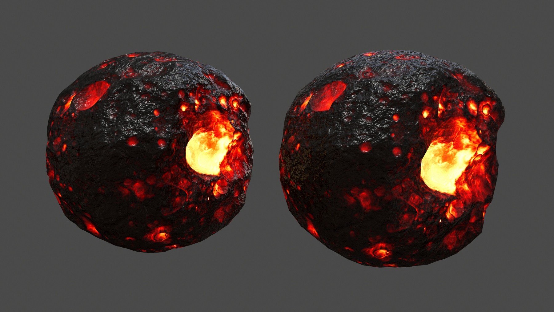 ArtStation - fire asteroid | Game Assets