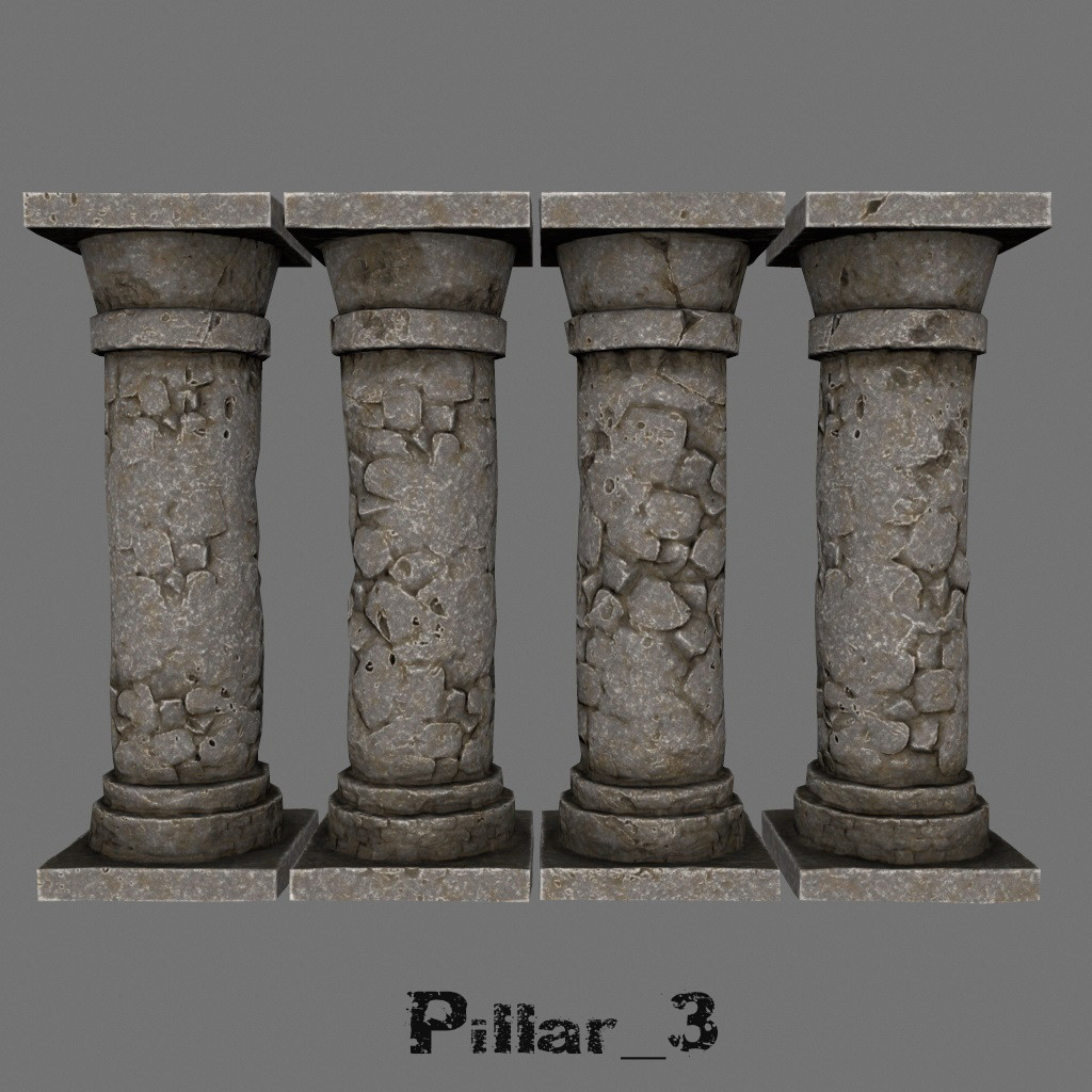 ArtStation - Pillar_Set_1 | Resources