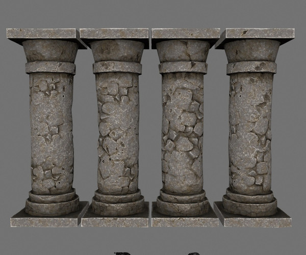 ArtStation - Pillar_Set_1 | Resources