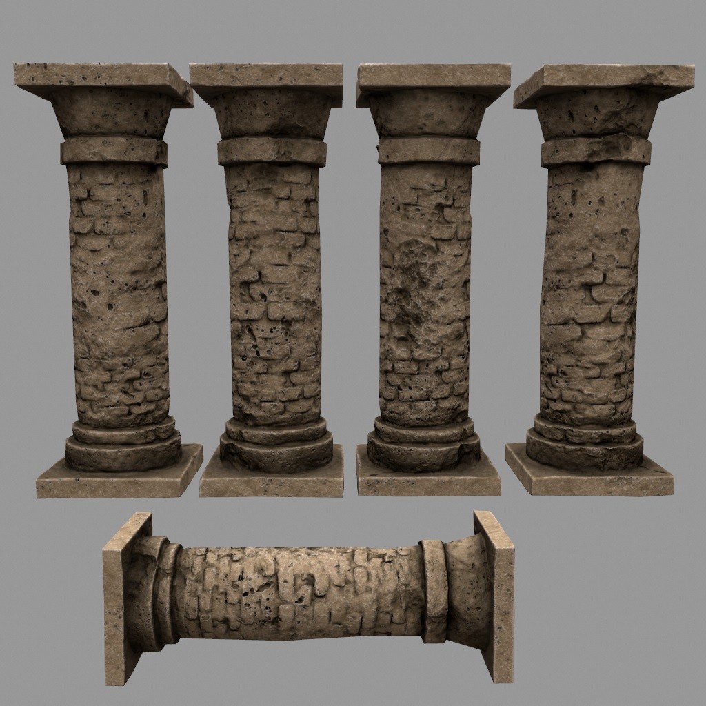 ArtStation - Pillar_Set | Resources