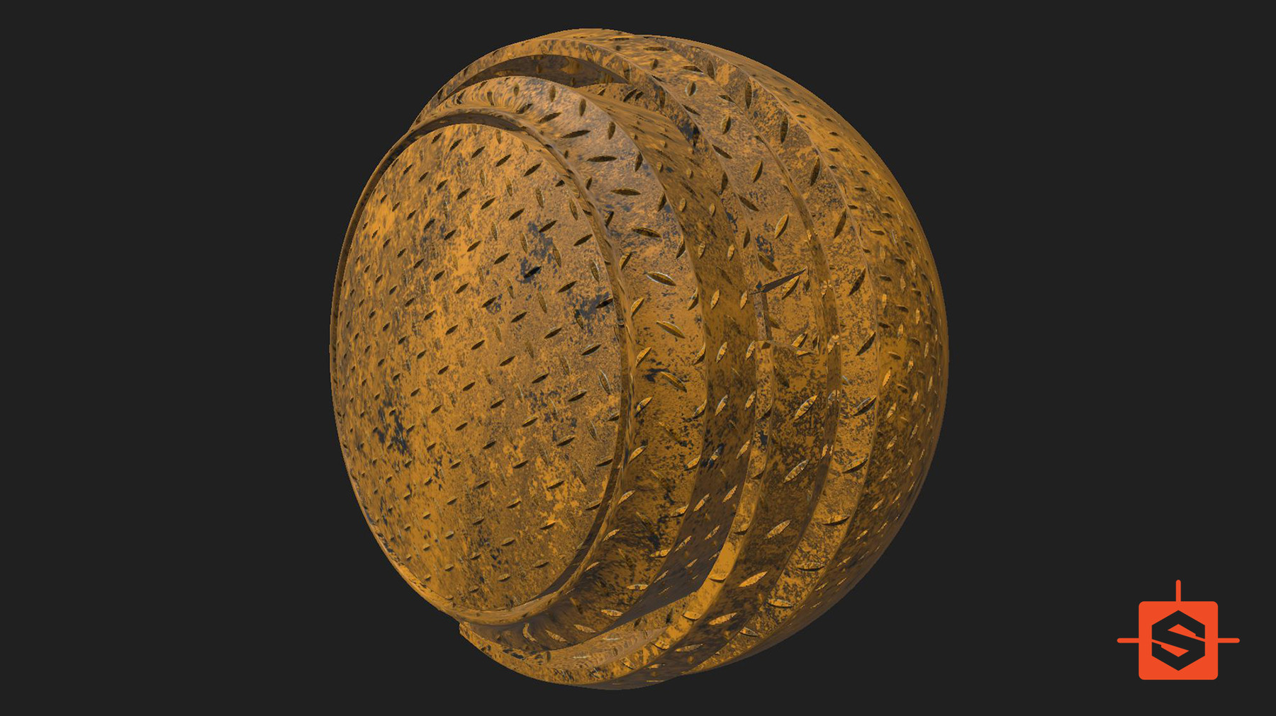 ArtStation - PBR Painted Metal Floor Dirty Texture | Game Assets
