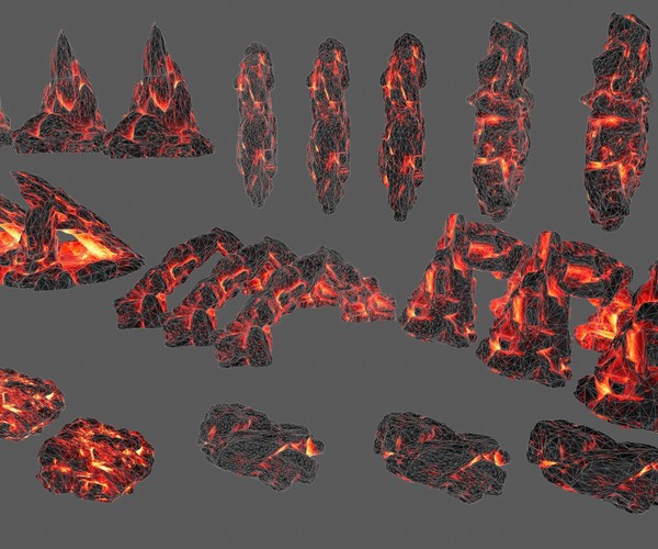 ArtStation - lava rocks | Resources