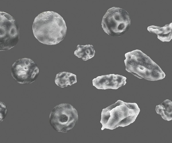 ArtStation - ice meteor set | Resources