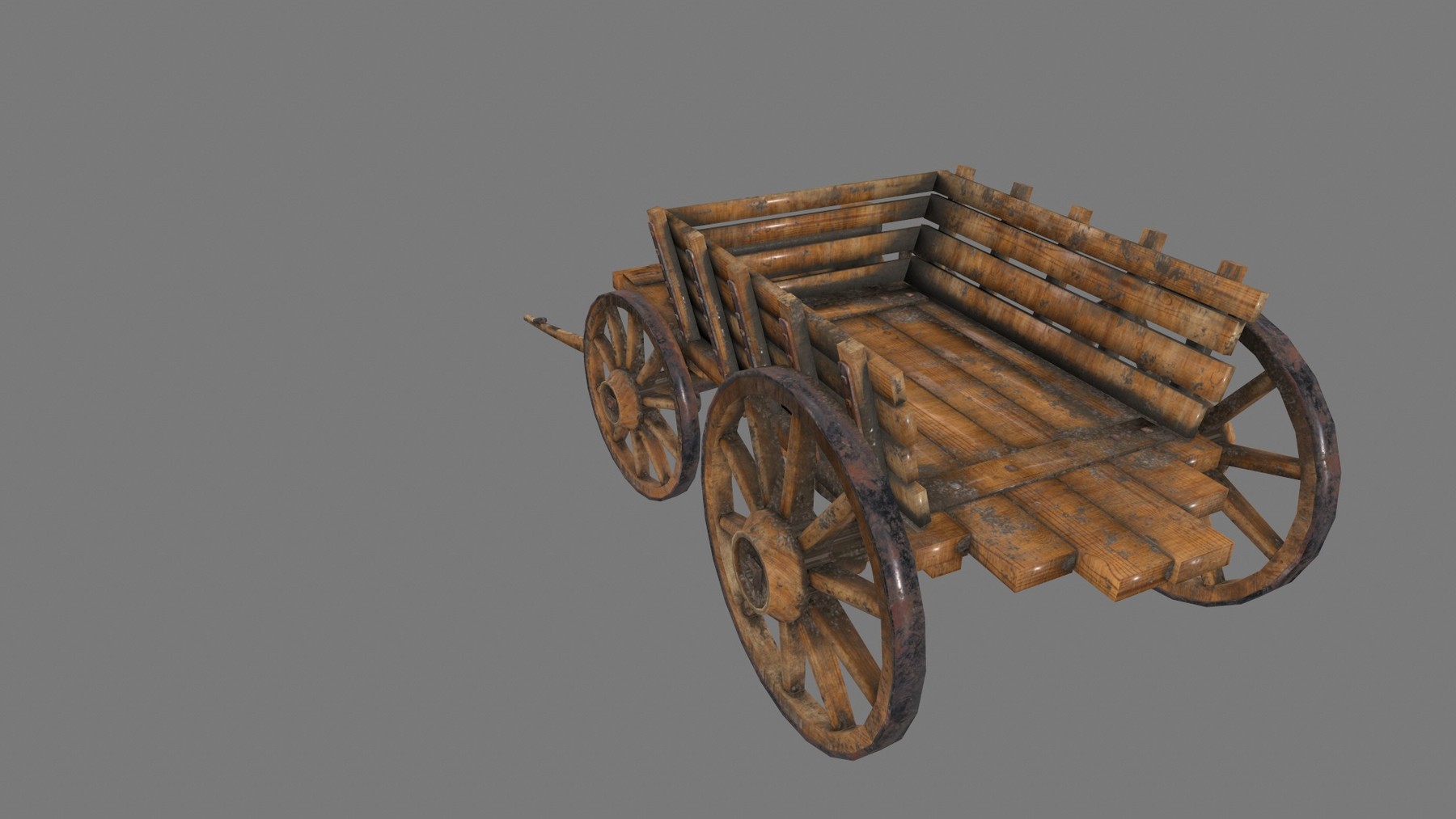 ArtStation - Wooden_Cart | Game Assets
