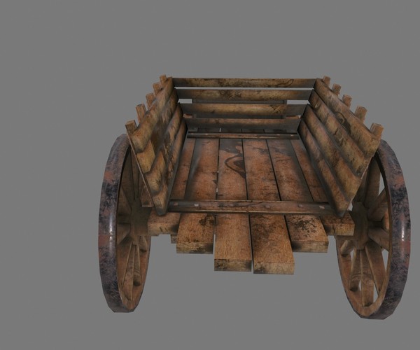 ArtStation - Wooden_Cart | Game Assets