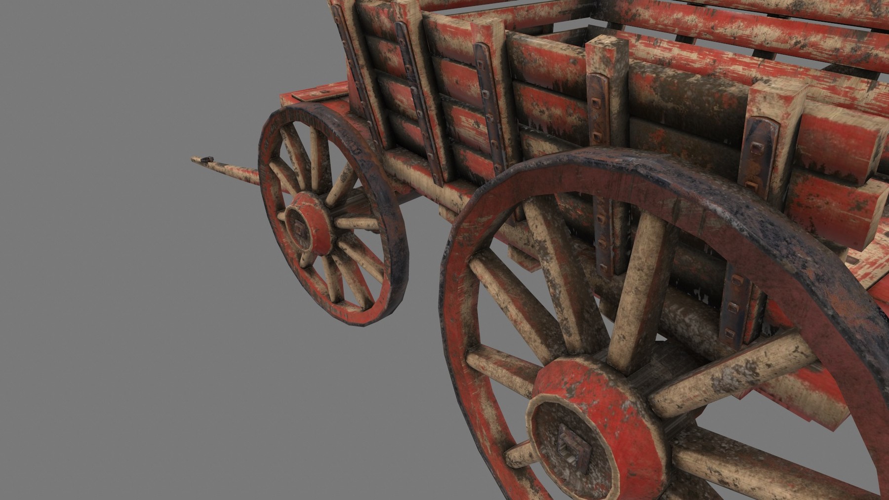 ArtStation - Wooden_Cart | Game Assets