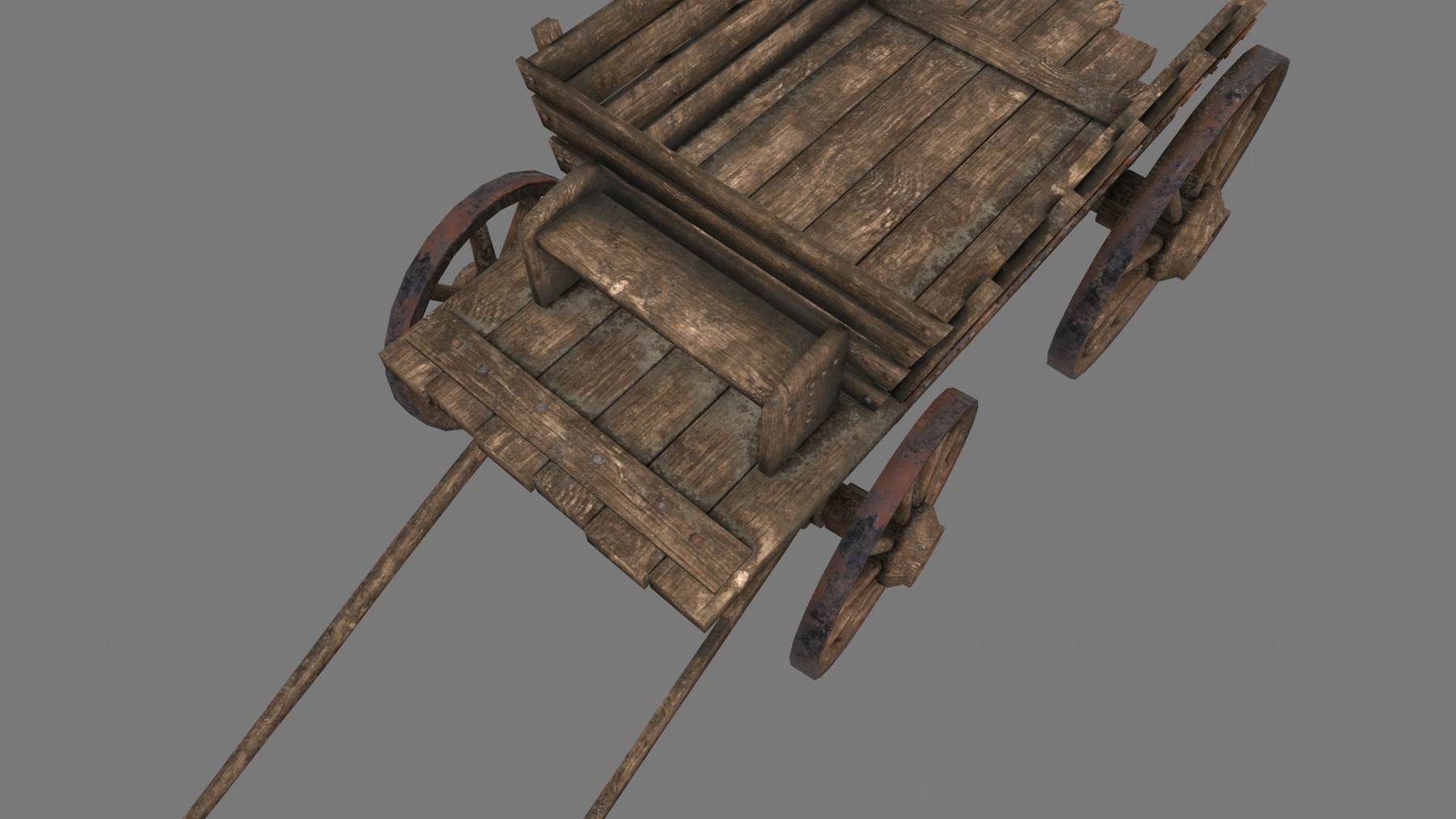 ArtStation - Wooden_Cart | Game Assets