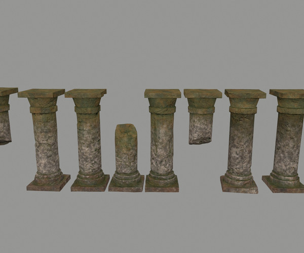 ArtStation - pillar set | Resources