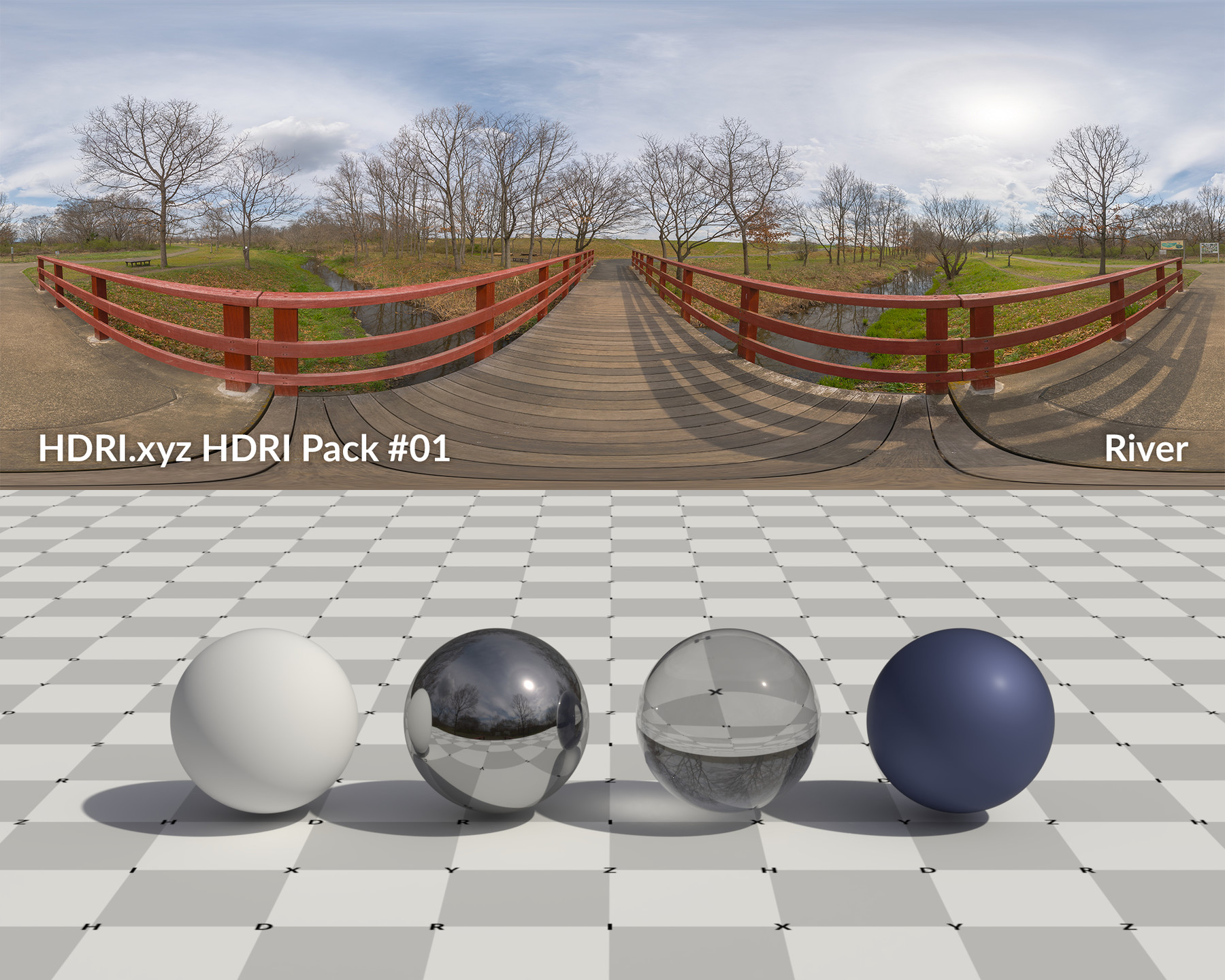 ArtStation - River #01 - 16K 32bit HDRI Spherical Panorama (from Pack ...