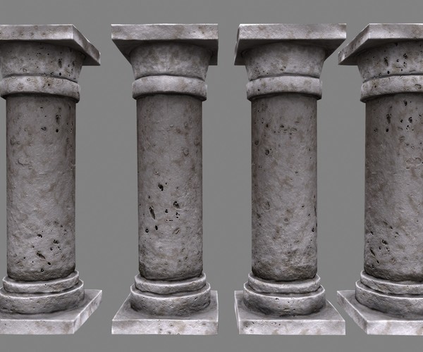 ArtStation - pillar set | Resources