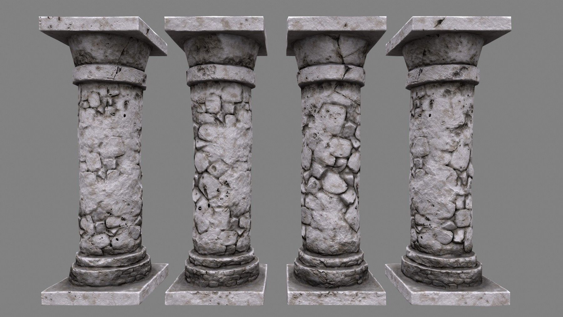 ArtStation - pillar set | Resources