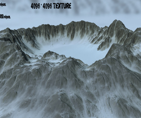 ArtStation - snow volcano | Resources