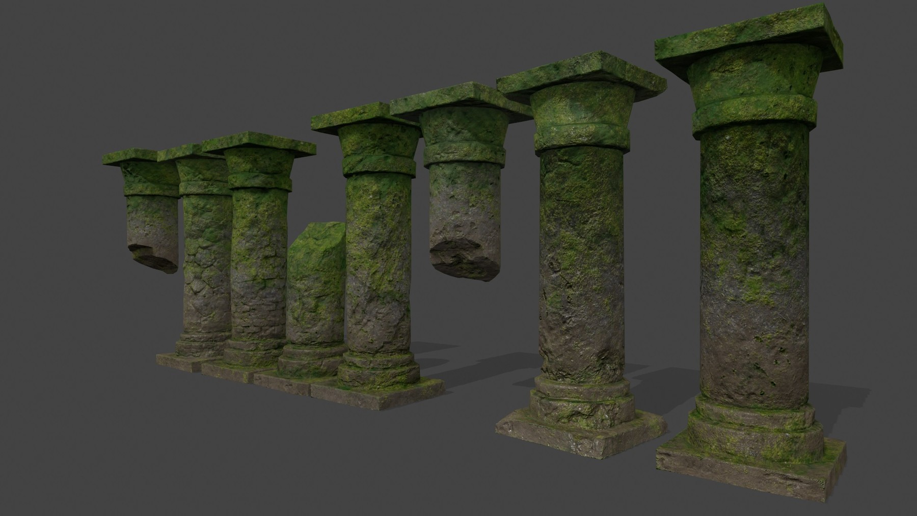ArtStation - pillar set | Resources
