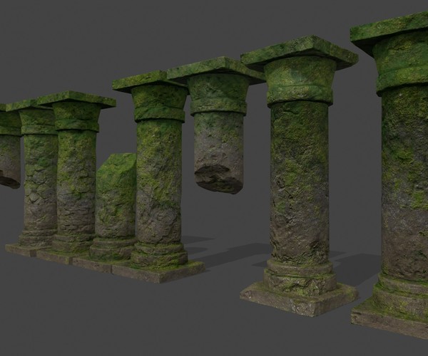 ArtStation - pillar set | Resources