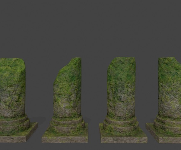 ArtStation - pillar set | Resources