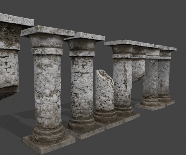 ArtStation - pillar set | Resources