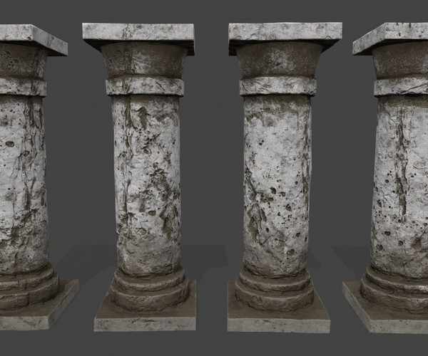 ArtStation - pillar set | Resources