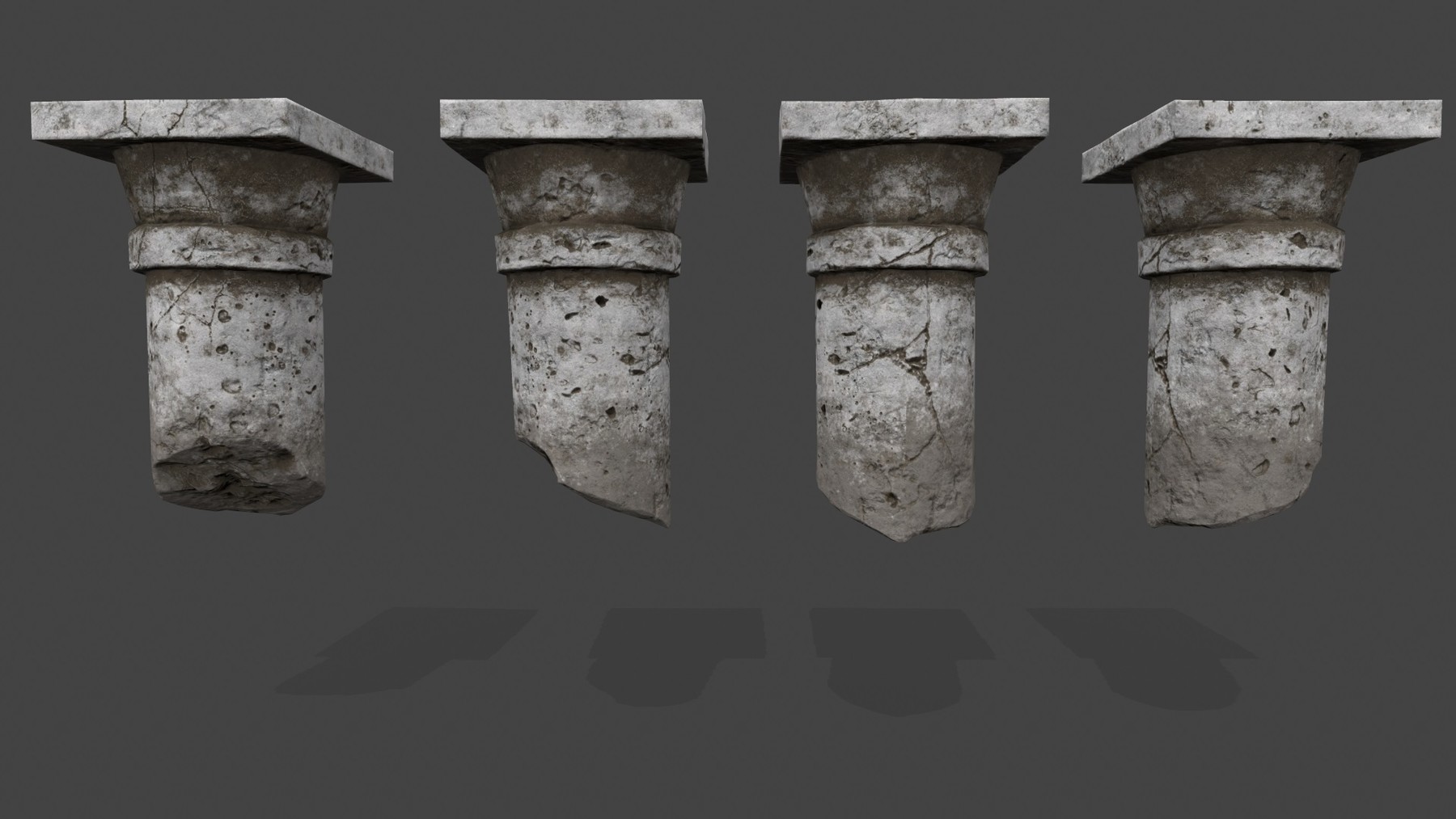 ArtStation - pillar set | Resources