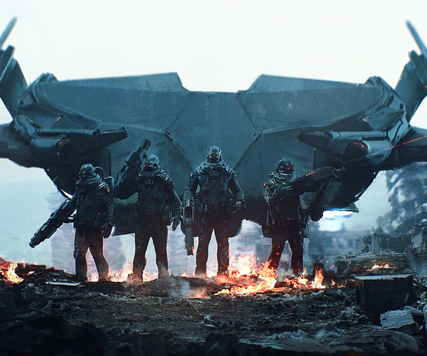 ArtStation - Step by Step + Brush: Aftermath of war (Rus&Eng) | Tutorials