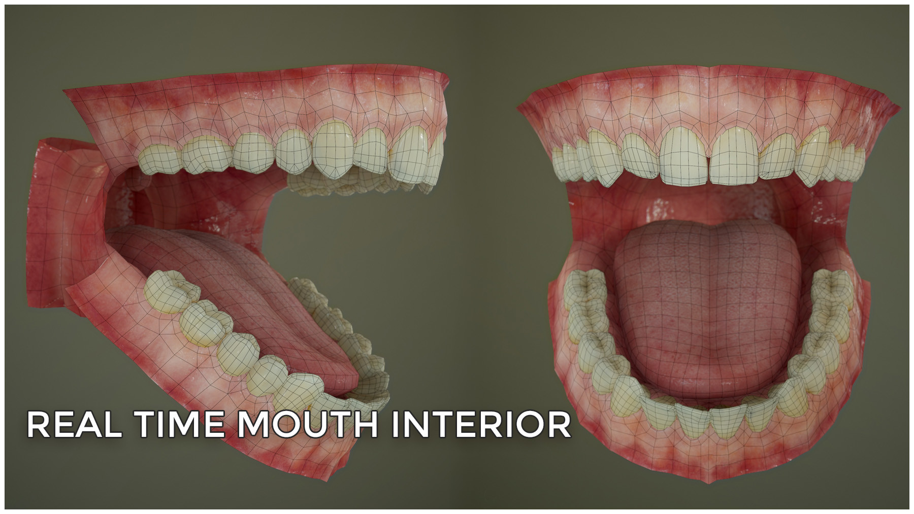 ArtStation - Real time mouth interior | Resources