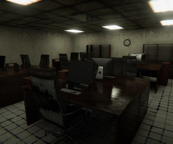 ArtStation - HQ Modular Old Office | Game Assets