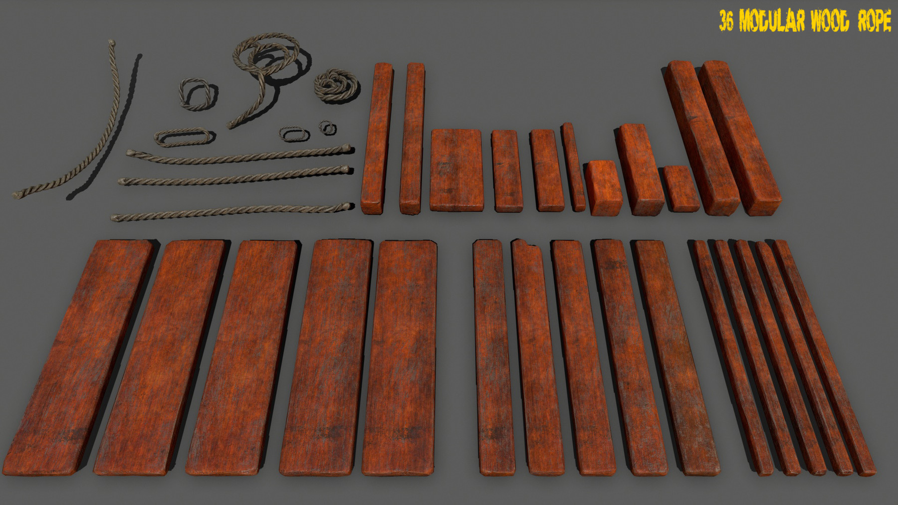 ArtStation - Wood_and_Rope | Resources