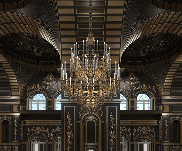 ArtStation - Classic Interior Scene 316 | Resources