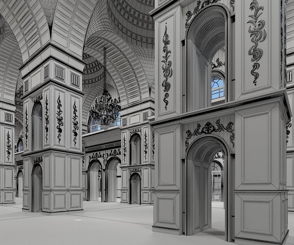 ArtStation - Classic Interior Scene 316 | Resources