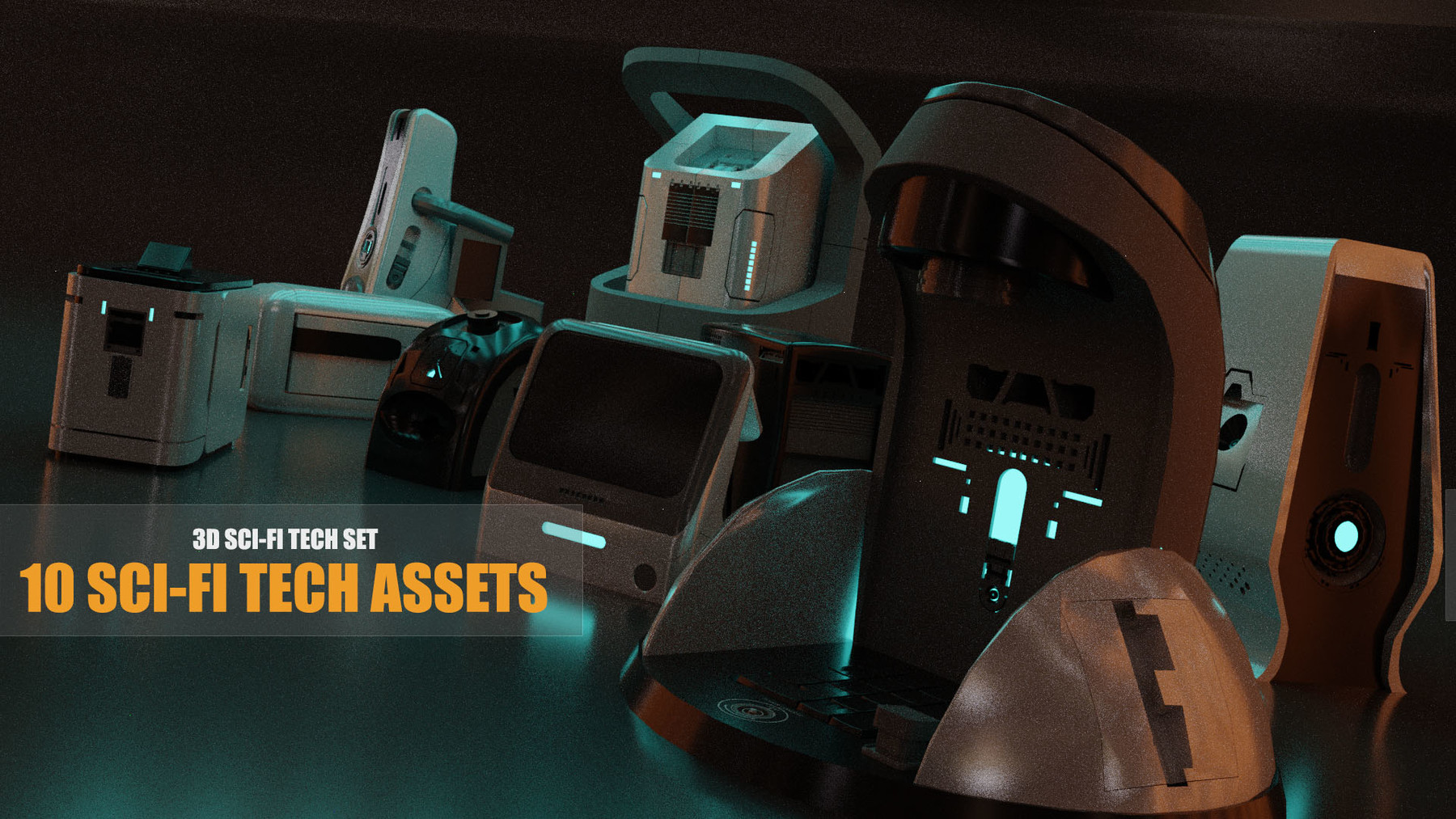 ArtStation - Sci-Fi Tech Assets | Resources