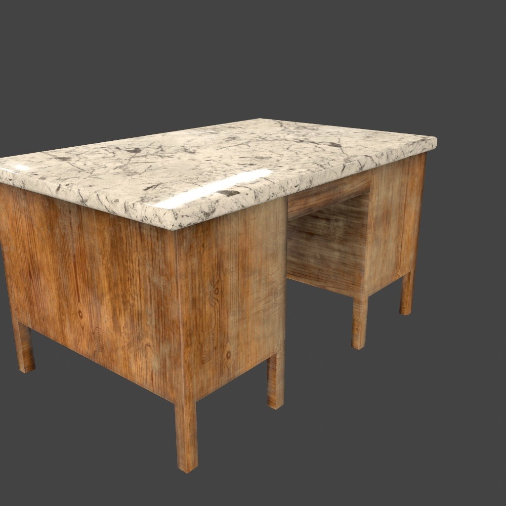 ArtStation - Desk_1 | Game Assets