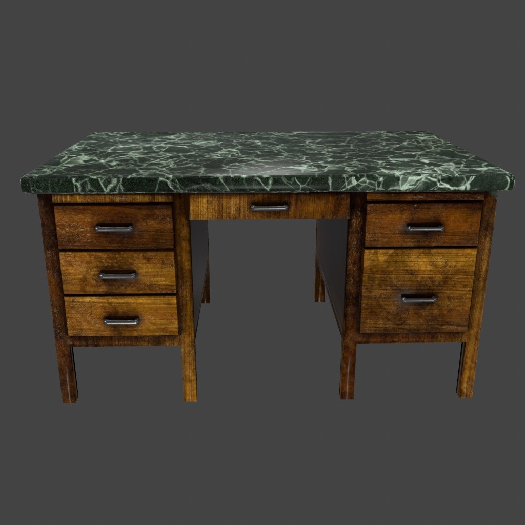 ArtStation - Desk_1 | Game Assets
