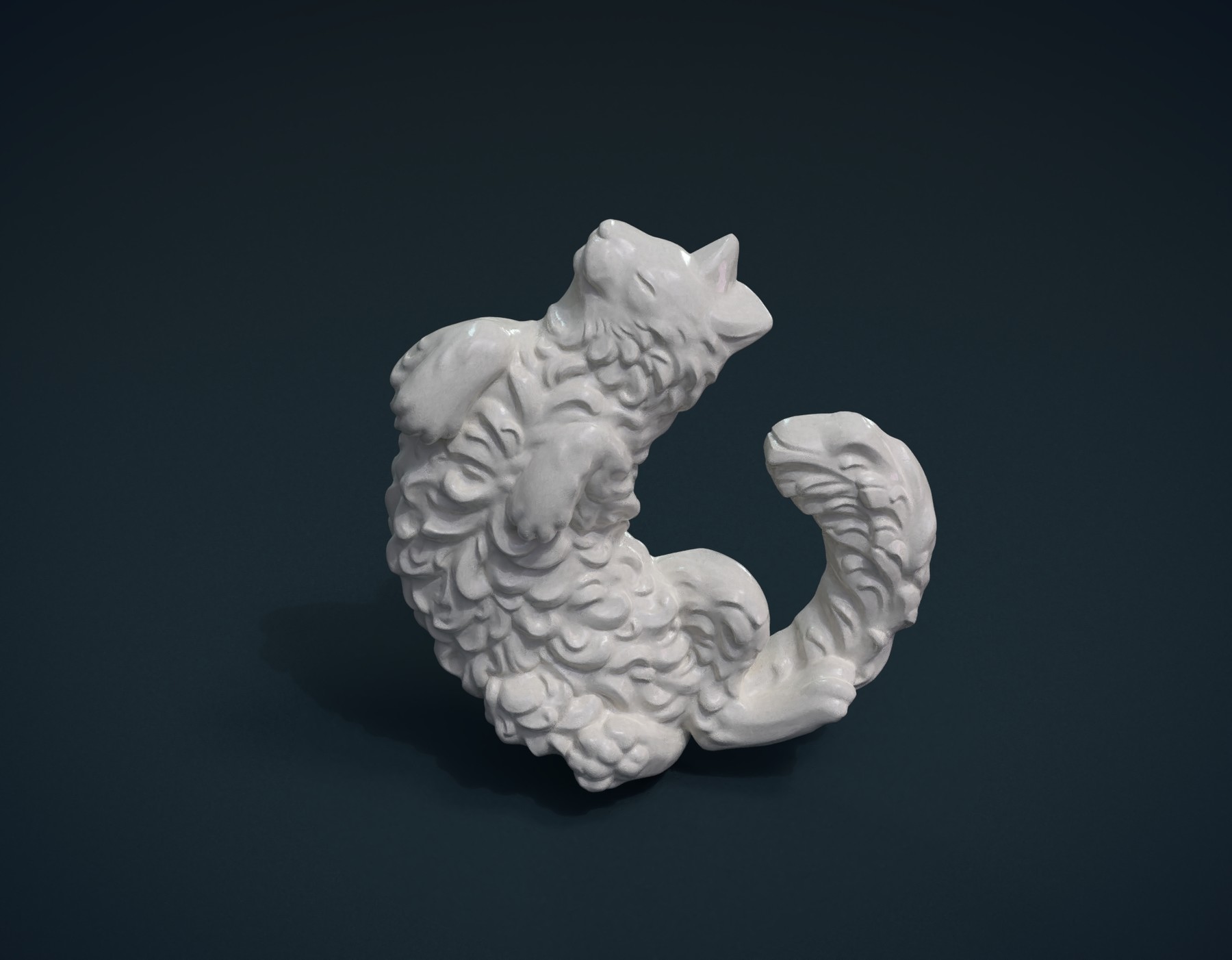 ArtStation - Cat bas-relief | Resources