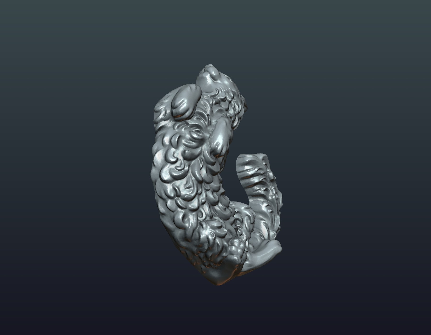 ArtStation - Cat bas-relief | Resources