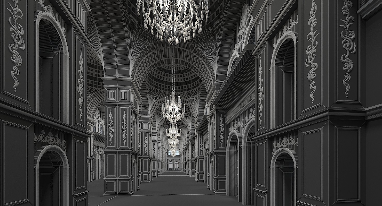 ArtStation - Classic Interior Scene 317 | Resources