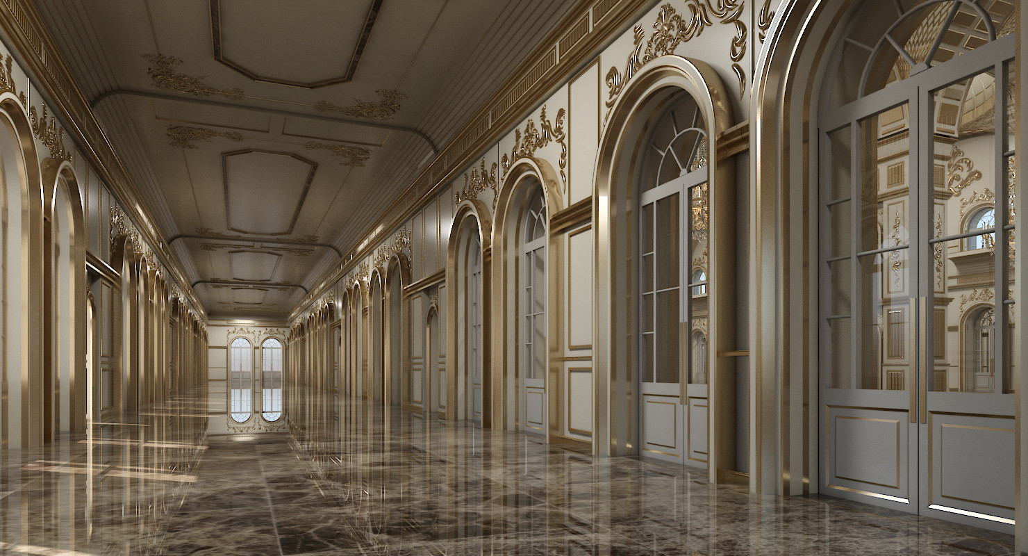 ArtStation - Classic Interior Scene 318 | Resources