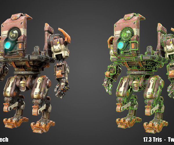 ArtStation - Container Mech | Game Assets