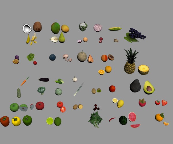 ArtStation - fruits and vegetables | Resources