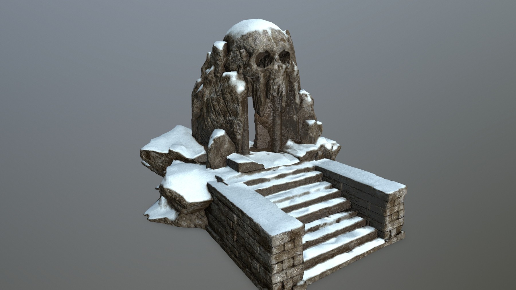ArtStation - snow skull cave | Resources