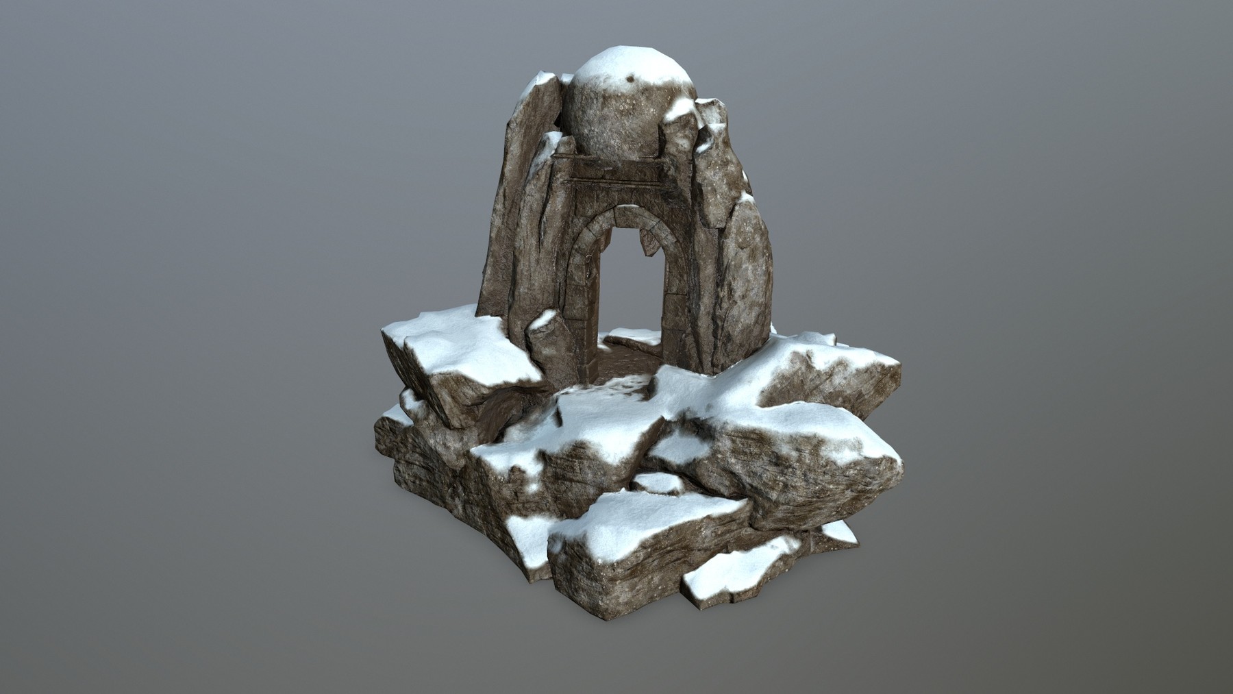 ArtStation - snow skull cave | Resources