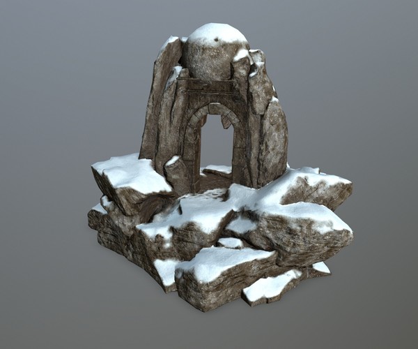 ArtStation - snow skull cave | Resources