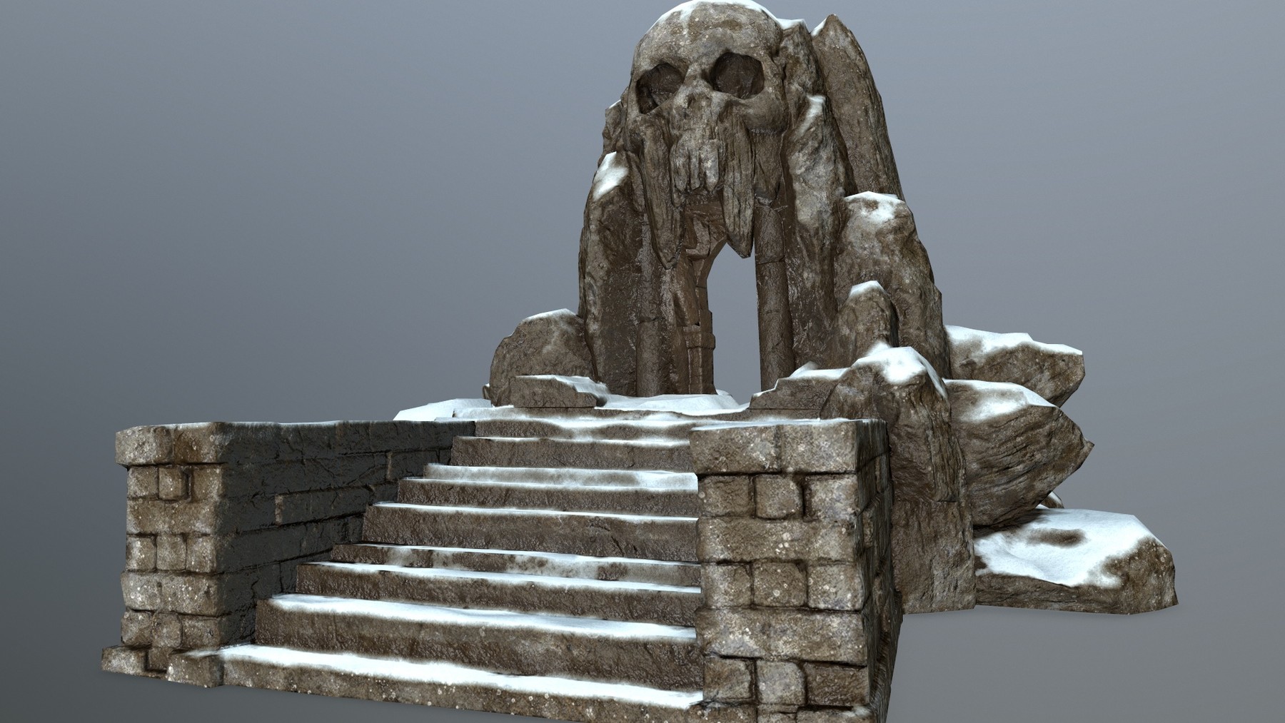 ArtStation - snow skull cave | Resources