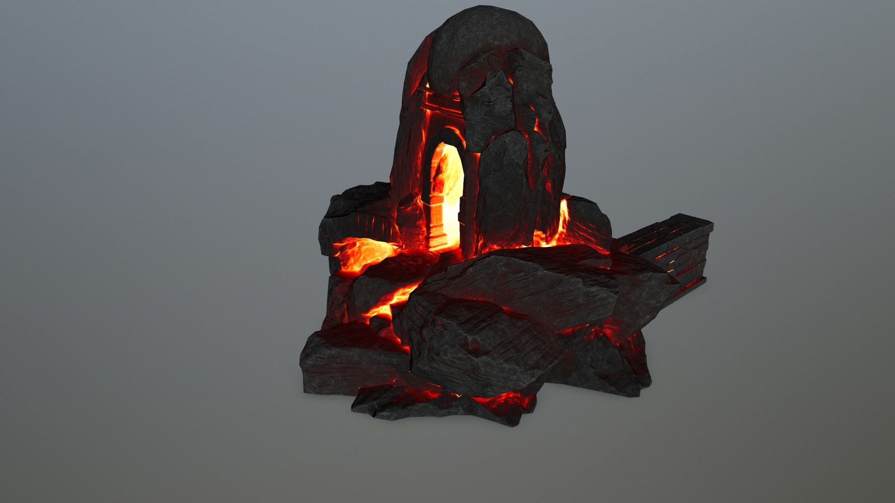 ArtStation - skull cave | Game Assets