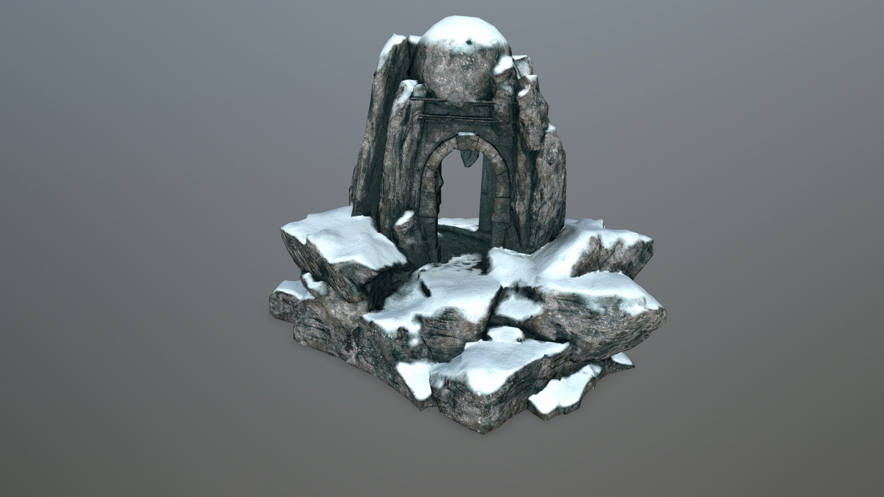 ArtStation - snow skull cave | Resources