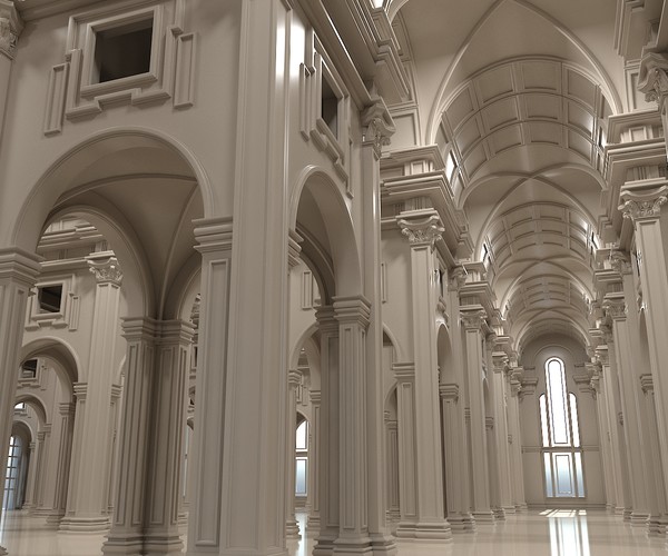 ArtStation - Classical Historic Interior Scene | Resources