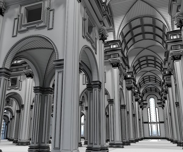 ArtStation - Classical Historic Interior Scene | Resources