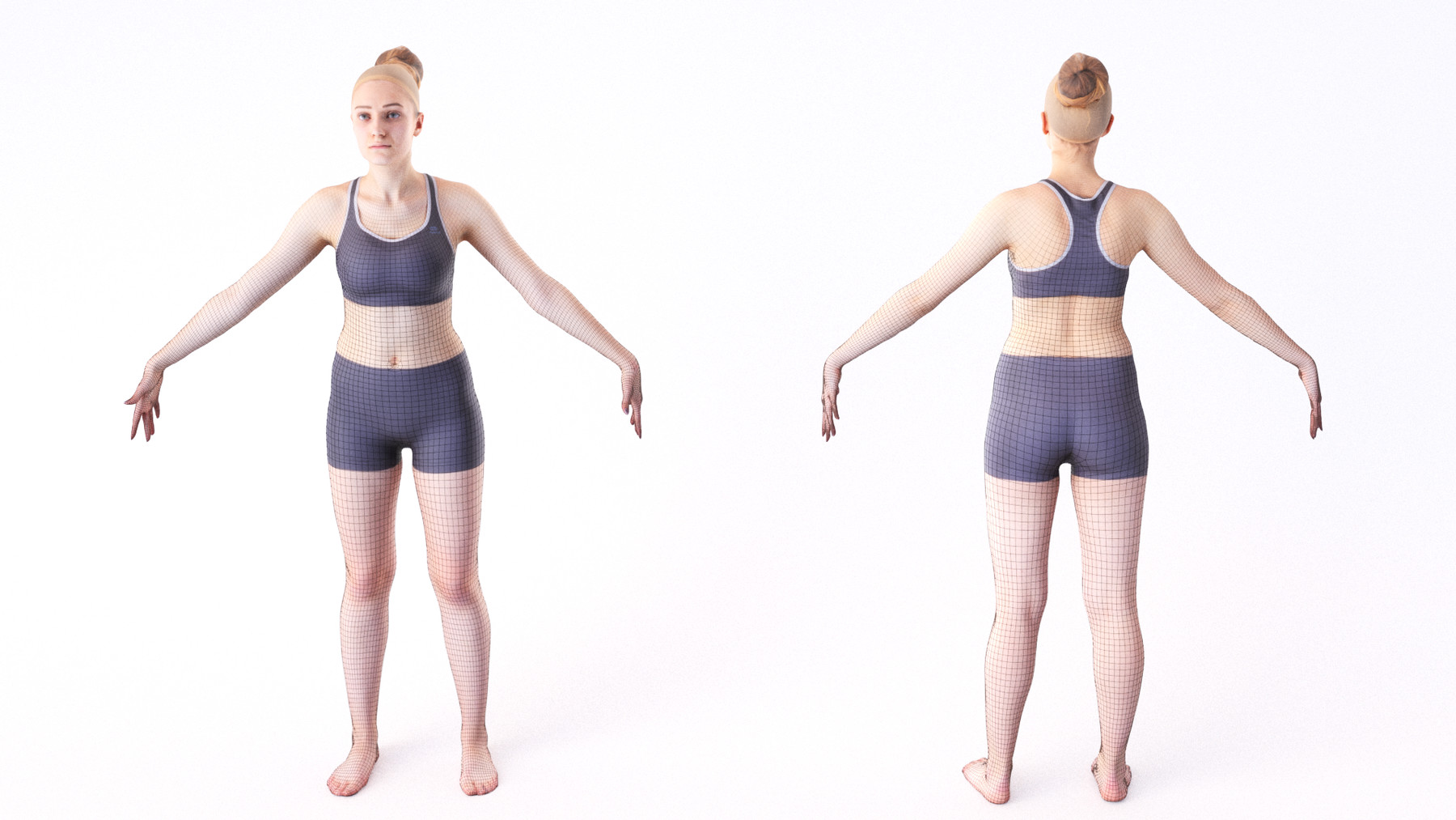 ArtStation - Woman sport 03 | Game Assets