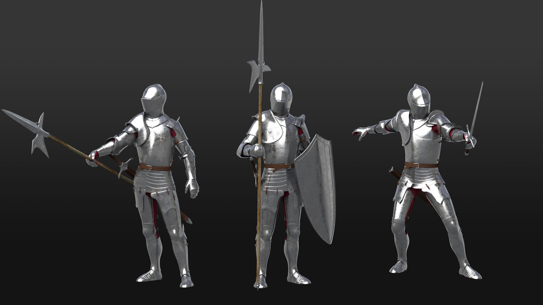 ArtStation - 3D Poses - Knight "Jean-François" | Resources