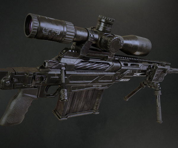 ArtStation - SBG Precision Rifle | Game Assets