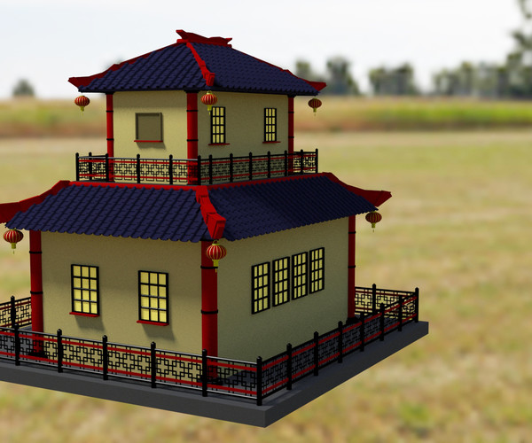 ArtStation - Chinese House | Resources